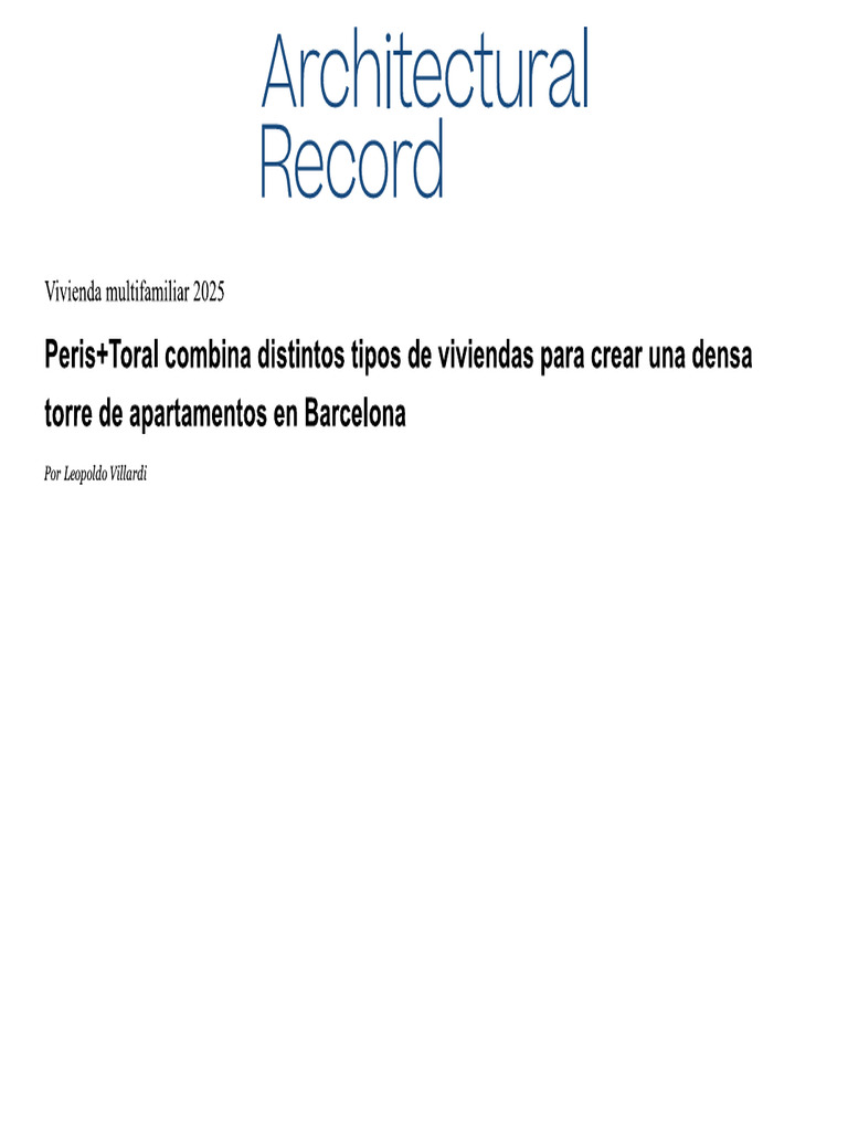 Peris+Toral Combina Distintos Tipos de .. | PDF