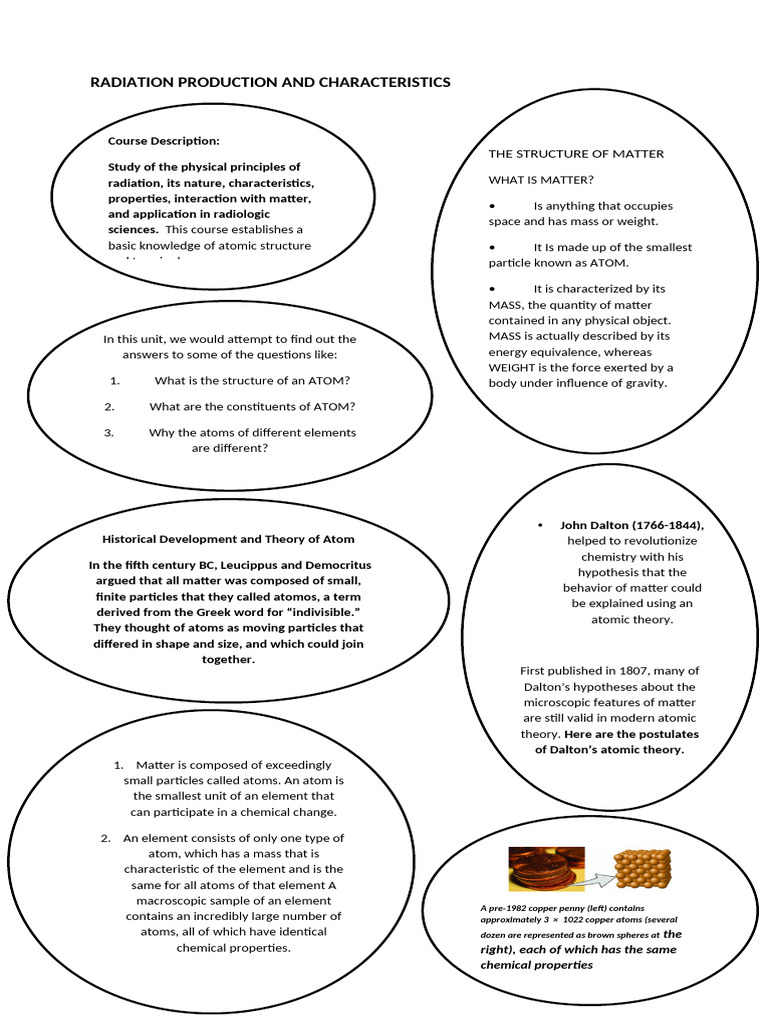 Radiation Production and Atomic Structure | PDF | Radioactive Decay ...