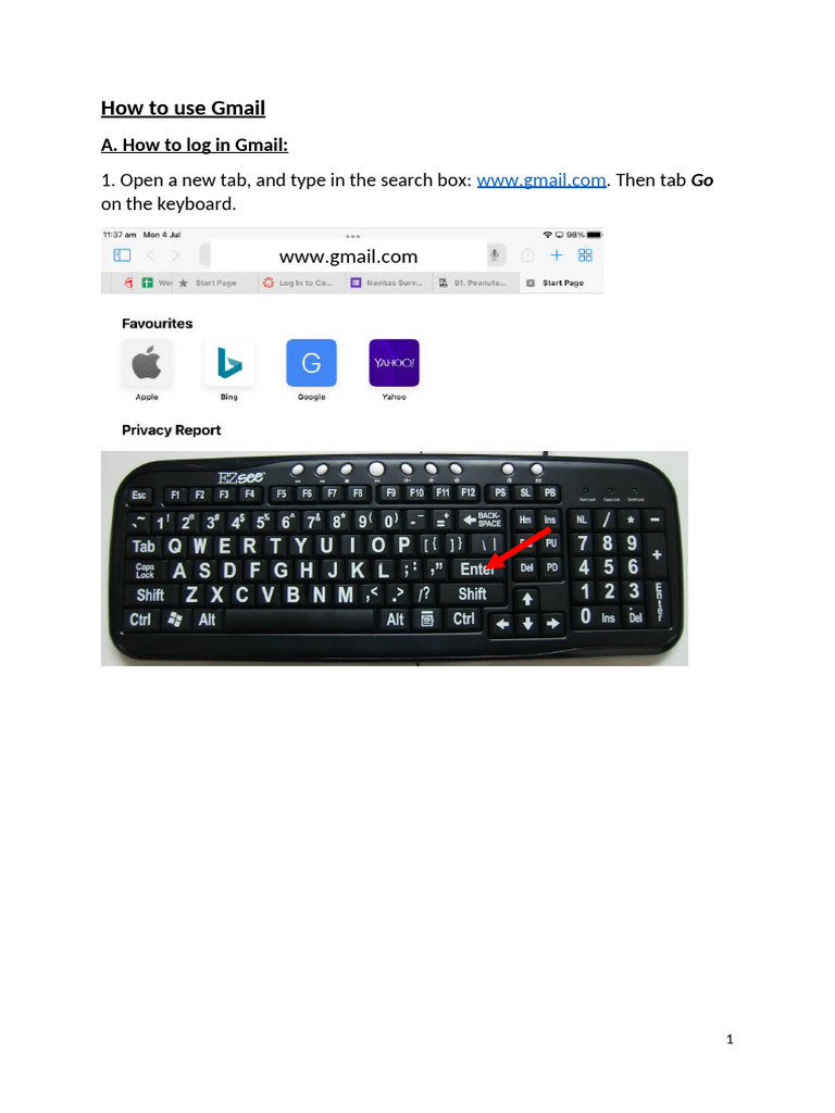 Computer - How To Use Gmail - Dari, Spanish, Mandarin | PDF