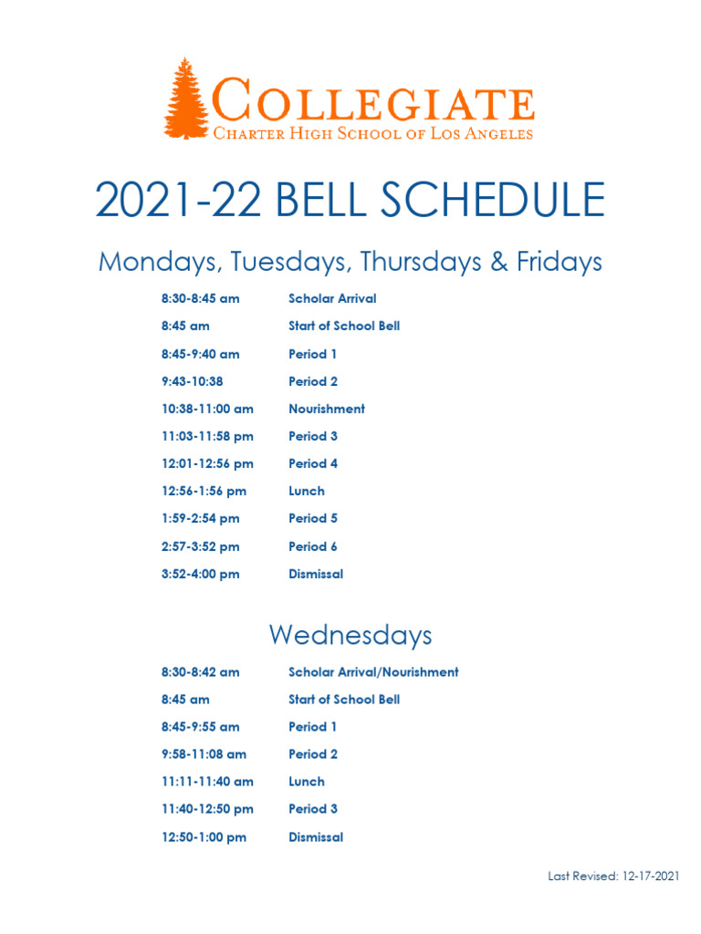 2021-22 S2 Bemeepll Schedule | PDF