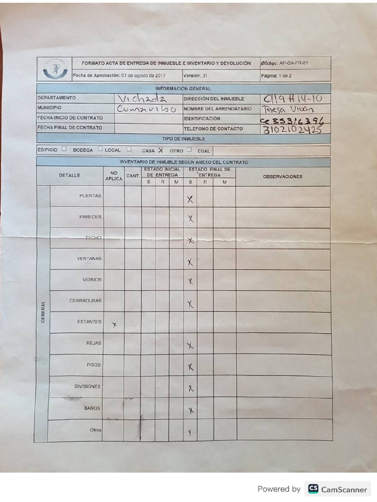 Acta firmada doña tere | PDF