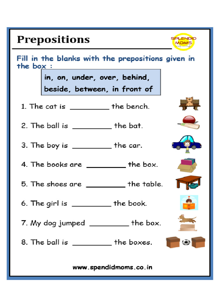 Grade 2 Preposition | PDF