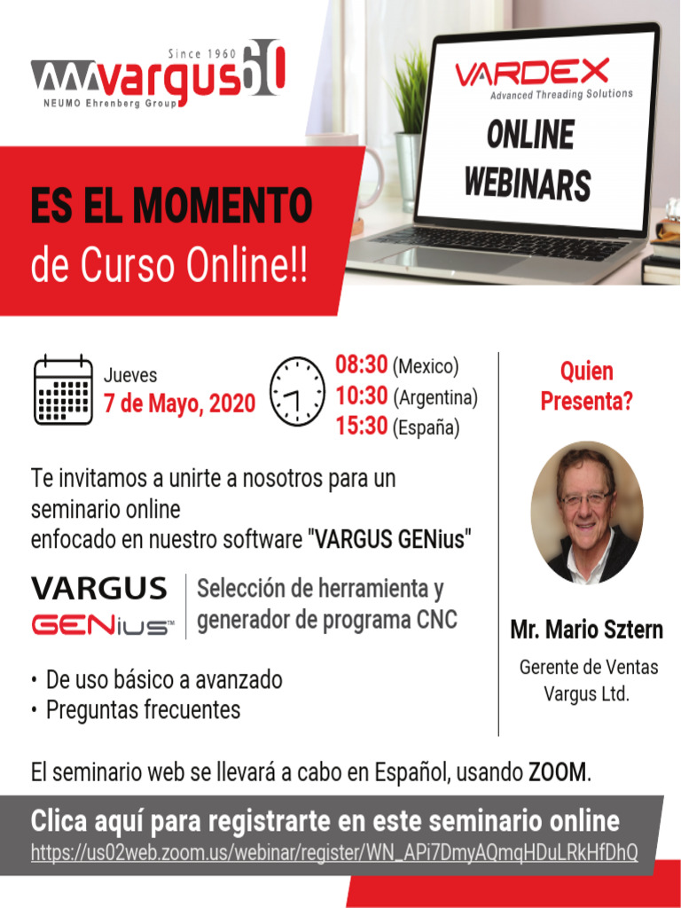 Webinar Invitation GENius 70520 ESP | PDF