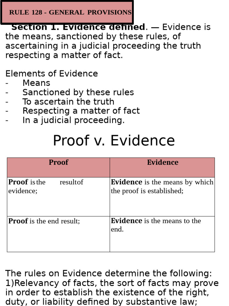 Evidence | PDF | Evidence (Law) | Search And Seizure