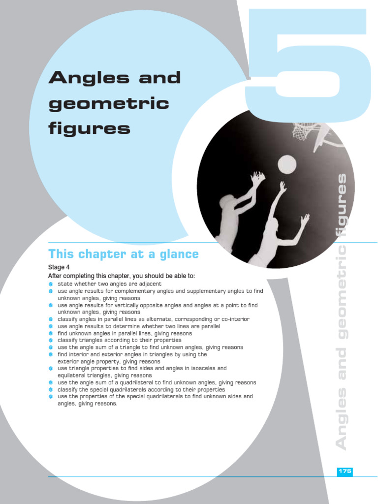 Chapter 5 - Angles and Geometric Figures | PDF | Triangle | Angle