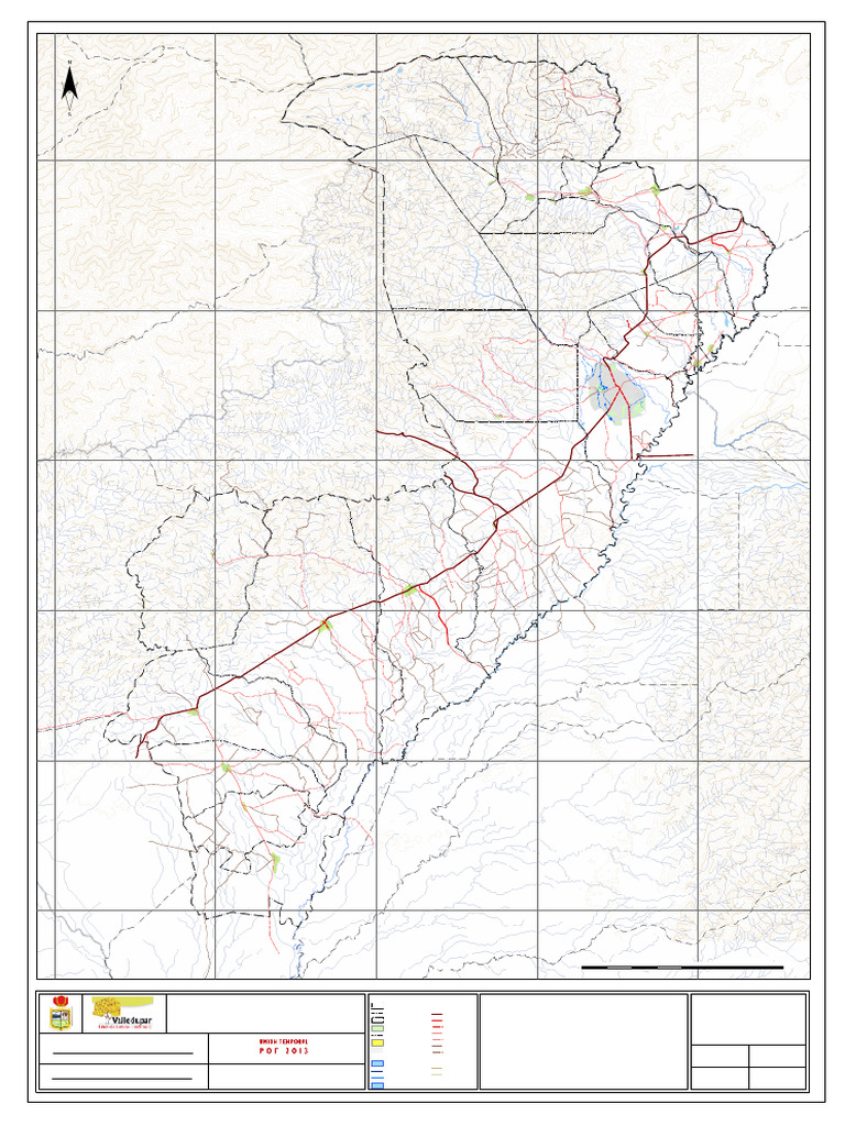 Valledupar Rural Planning Map 2014 | PDF