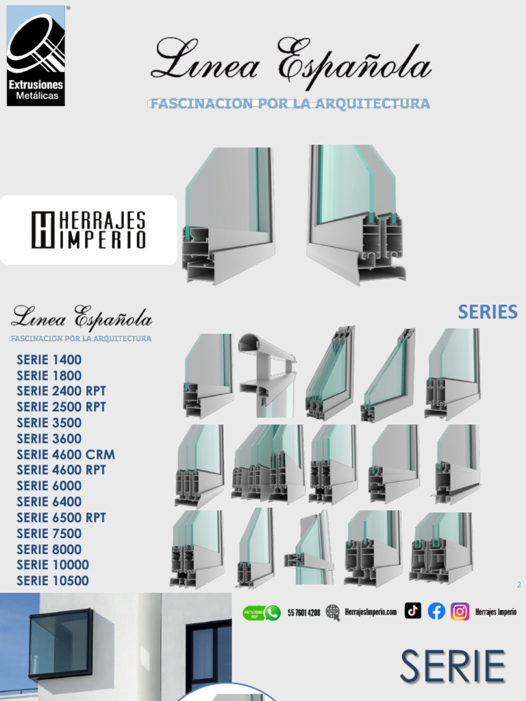 Catálogo Línea Española Serie 1400 | PDF | Construyendo tecnología ...
