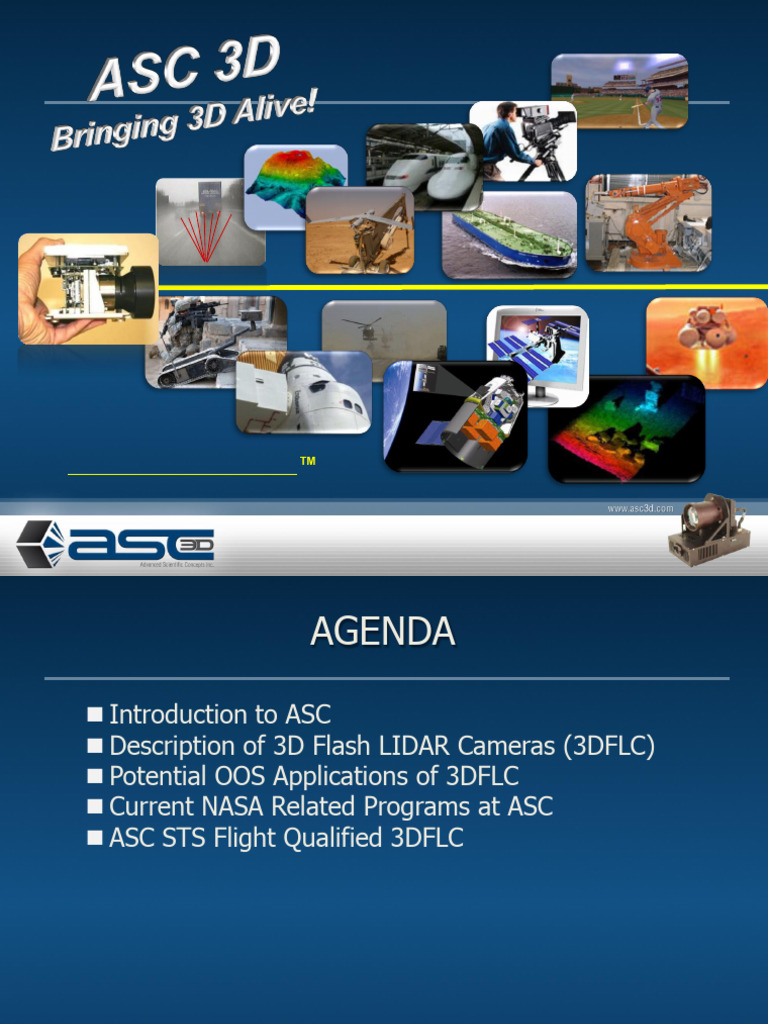Stettner - ASC - Workshop - Presentation - ASC Flash Lidar | PDF ...