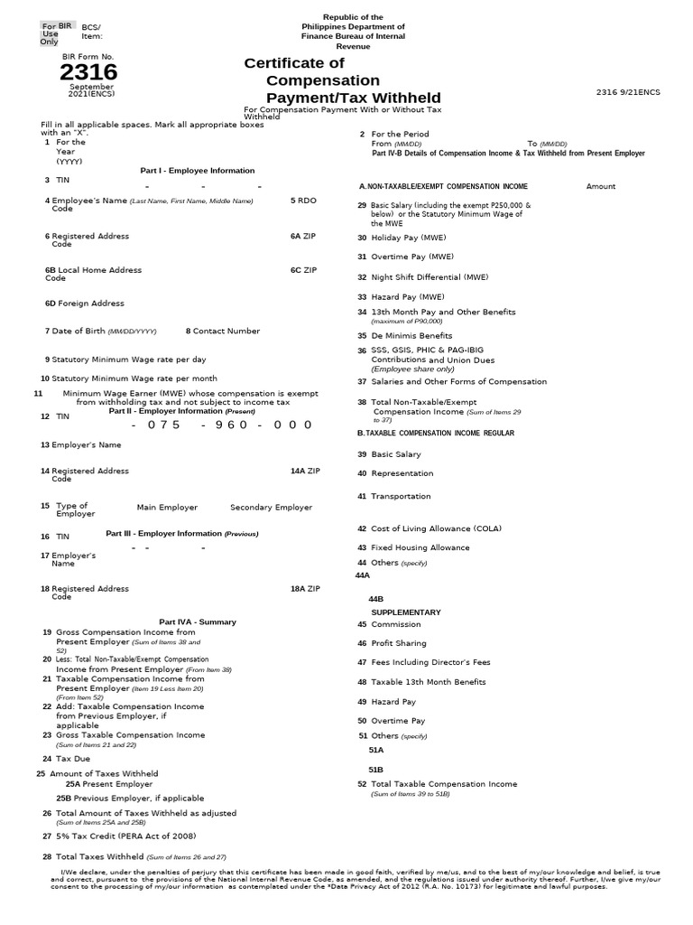 2316 Sep 2021 ENCS Final Corrected 1 | PDF | Cost Of Living | Taxes