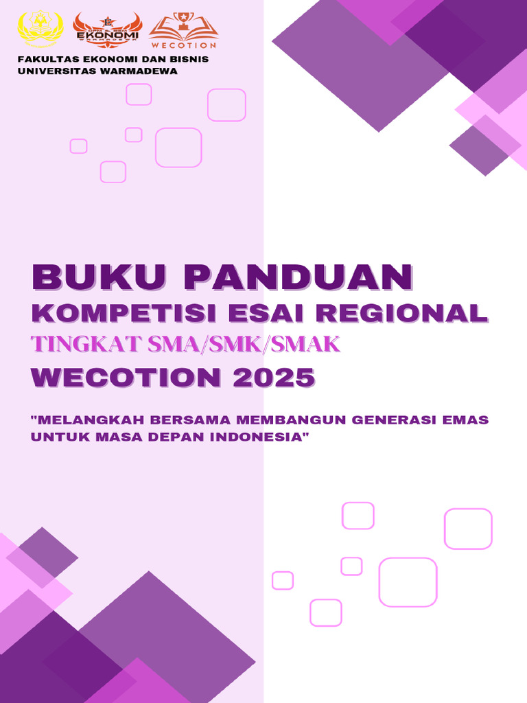 Cover Buku Panduan Kompetisi Esai 2 | PDF