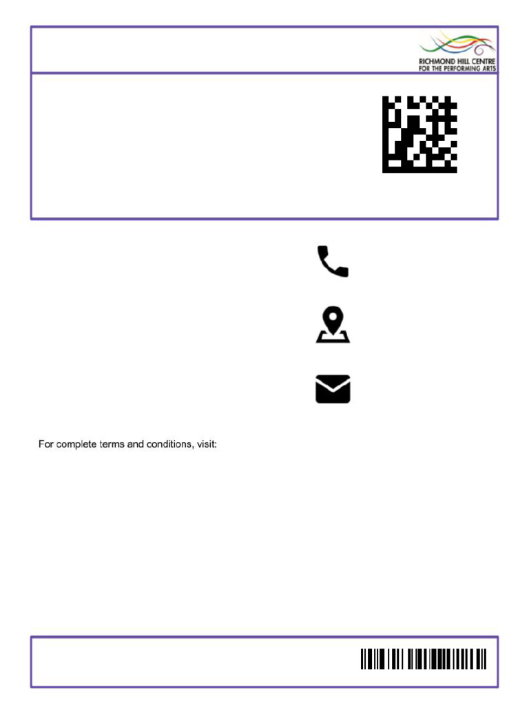 Tickets Musical Markville | PDF