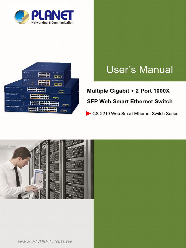 GS 2210 Series - UserManual PSTI | PDF | Network Switch | Computer Network