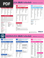 James Bus Line Schedule & Contacts | PDF | Bus | Bus Transport