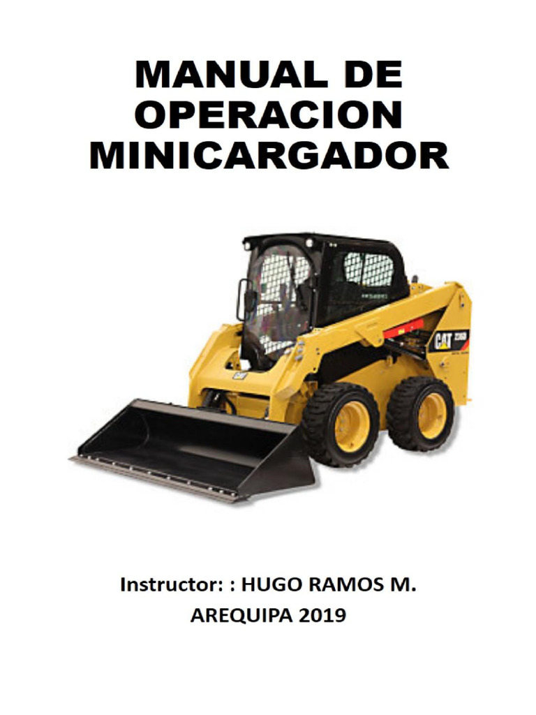 Manual de Operacion Minicargador | PDF