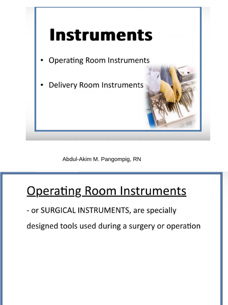 Or Instrument | PDF