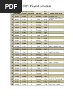 AHS Payroll Calendar 2025 | PDF | Business | Expense