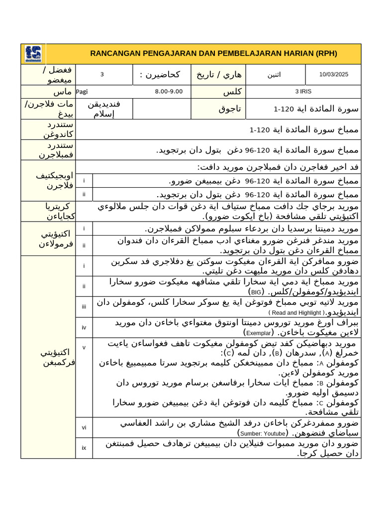 Isnin M3 3i Aq1 | PDF