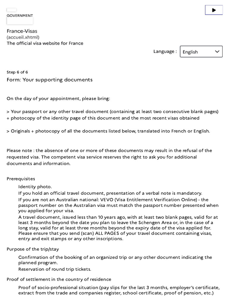 Essential Documents for Visa Application | PDF | Travel Visa | Passport