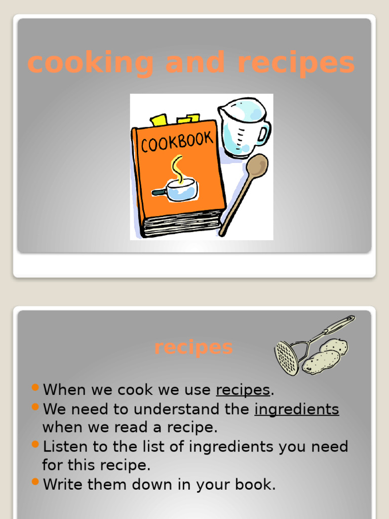 Cooking Verbs Flashcards | PDF
