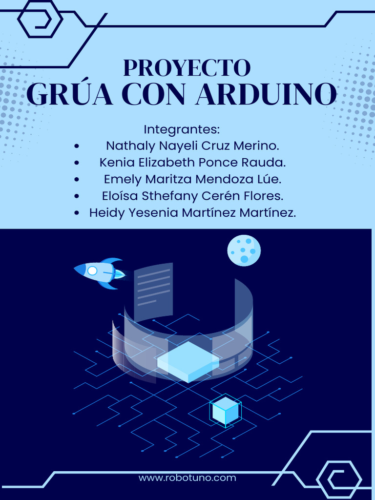 Proyecto Grúa Con Arduino - B1 | PDF