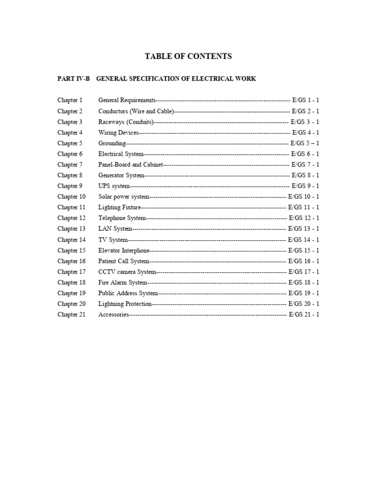 General Electrical Work Specifications | PDF | Welding | Construction