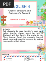 Recount Text Structure Explained | PDF | Verb | Languages