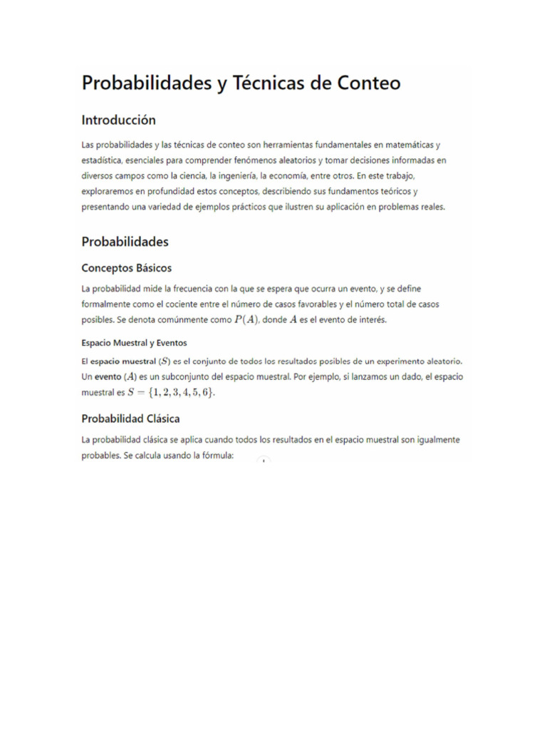 Probabilidades y Tecnicas de Conteo | PDF