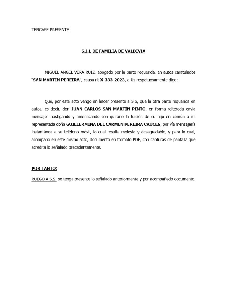 Tengase Presente | PDF