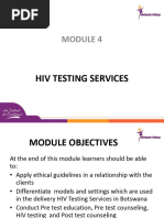 HIV Annex I-A HTS Couselling Form (With Consent Form) | PDF