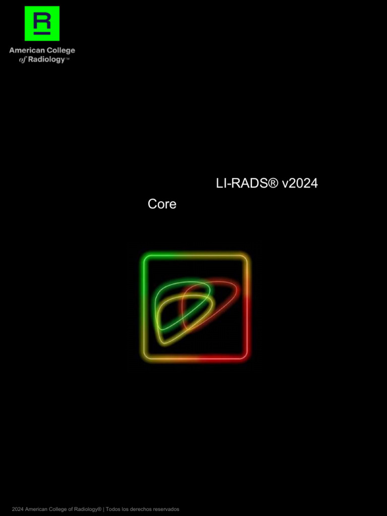 LI RADS US Surveillance v2024 Core | PDF | Ultrasonido médico | Imagen ...