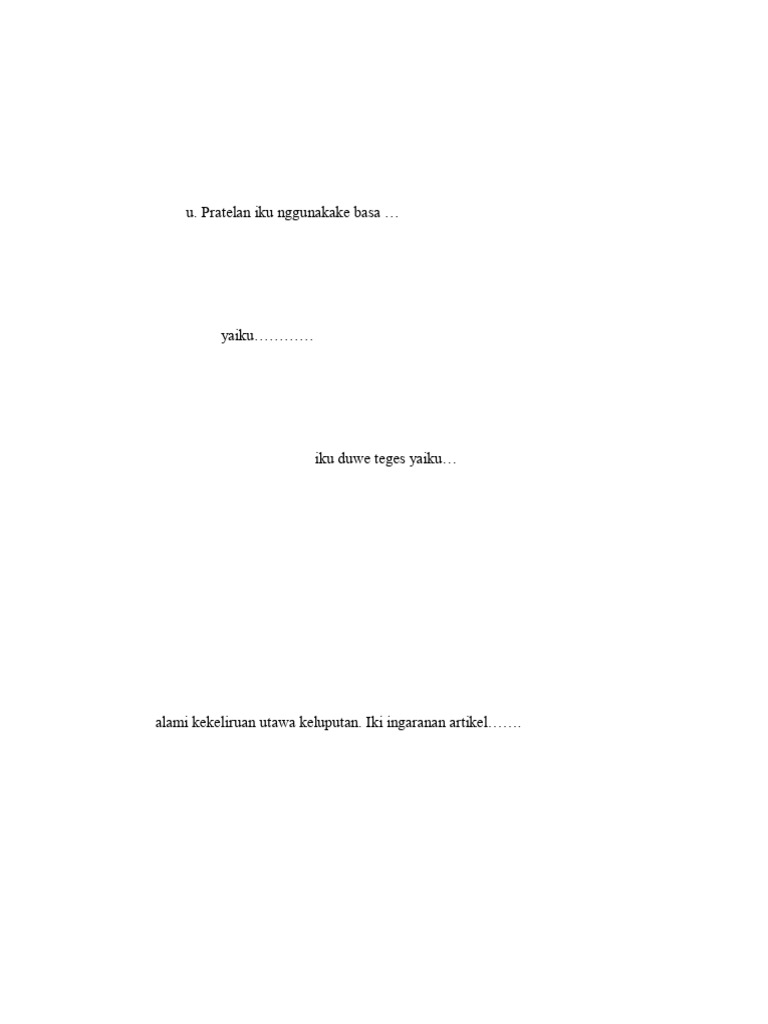 latihan USP B Daerah-1 | PDF