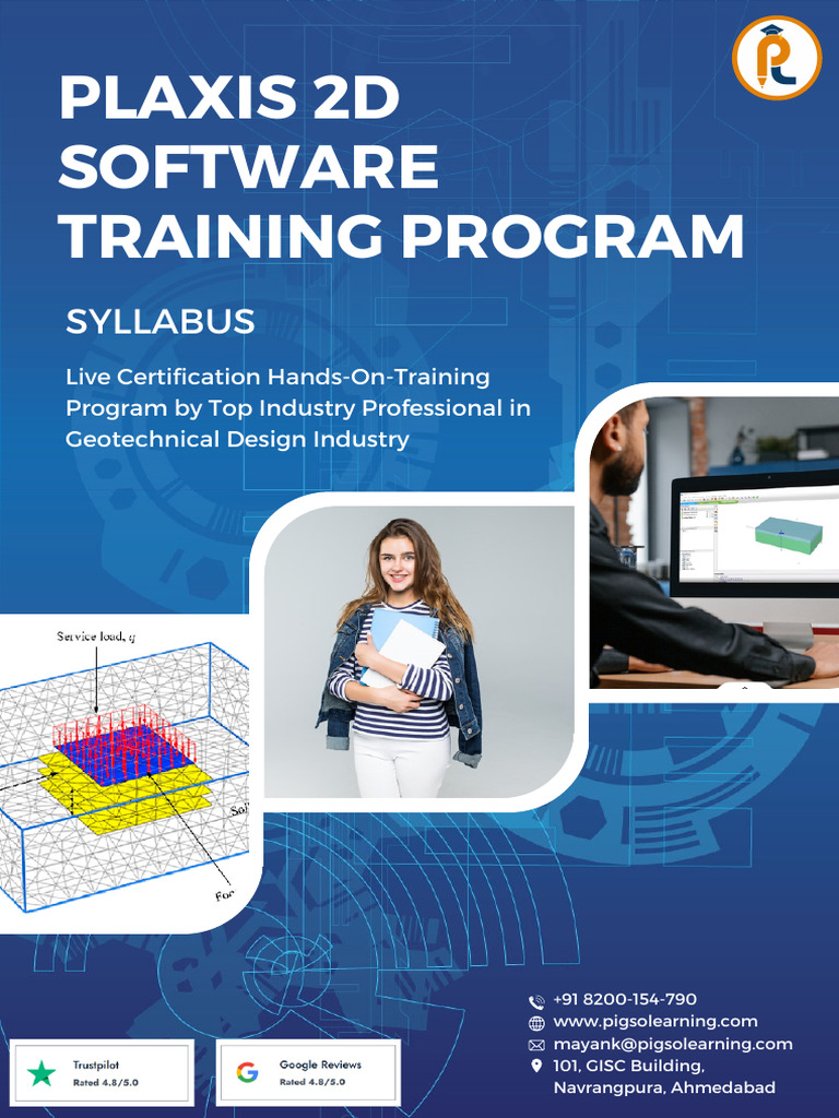 PLAXIS 2D Software Training | PDF | Deep Foundation | Deformation (Engineering)