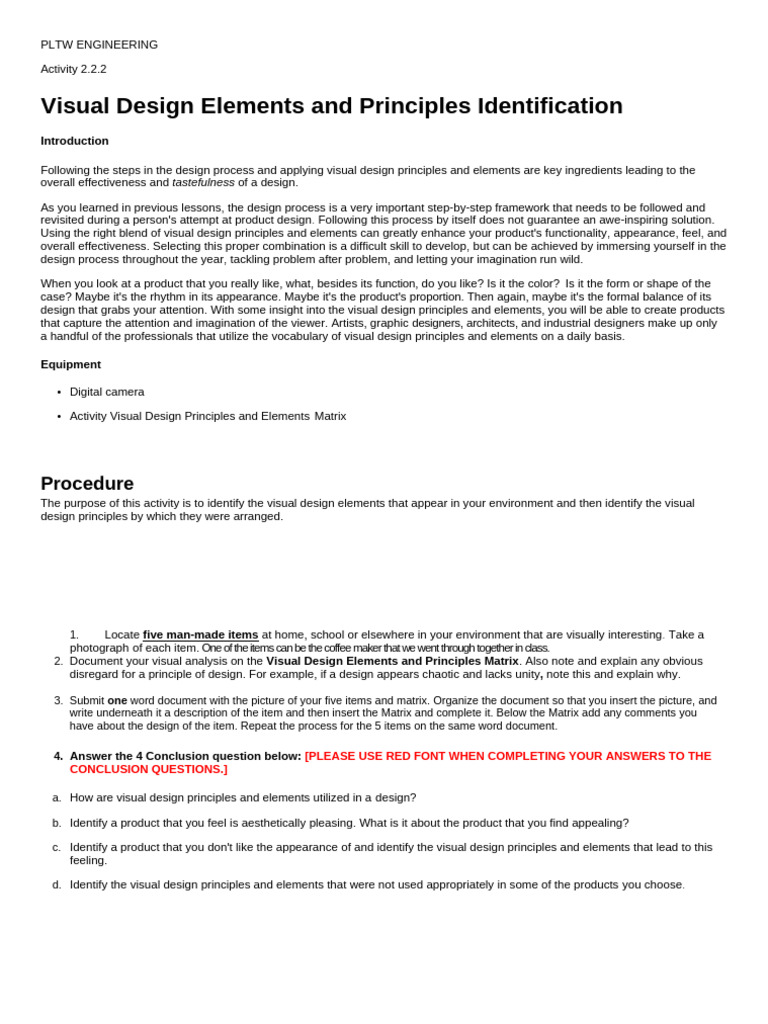 2.2.2 Visual Analysis Activity - 2023 | PDF