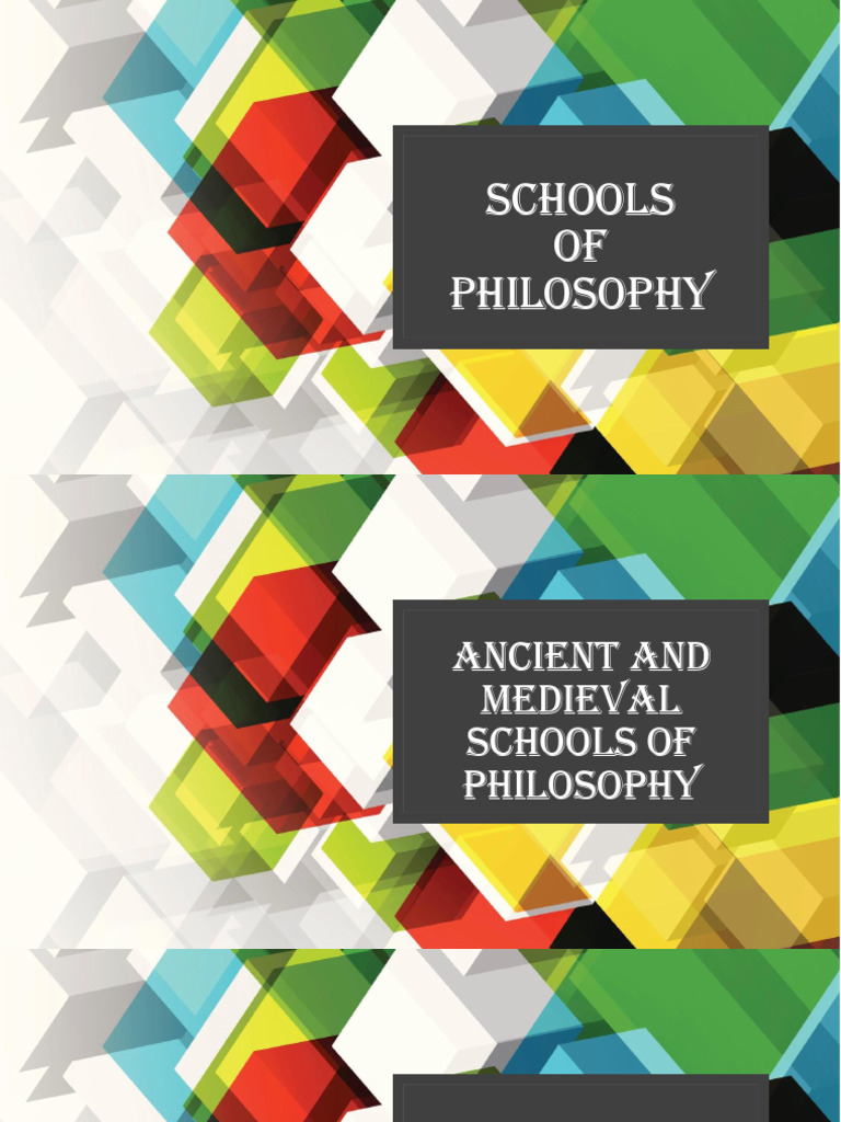 Schools OF Philosophy | PDF | Stoicism | Ancient Greek Philosophy