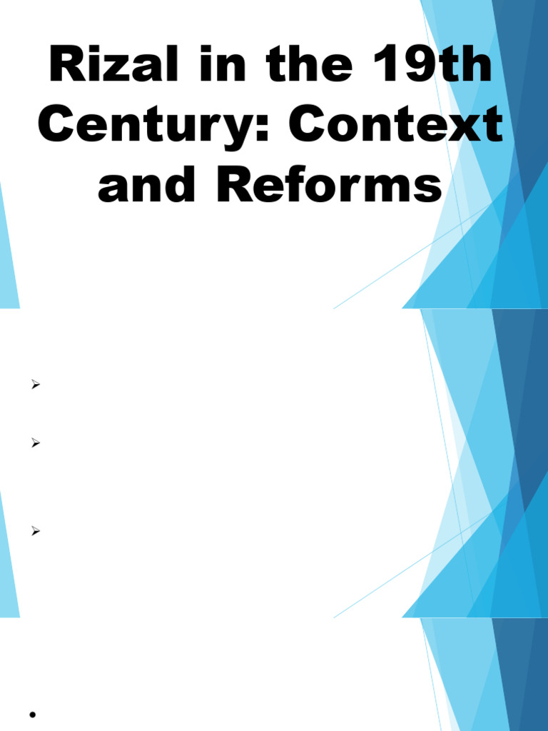 6RIZAL The Needs For Reform - Representation - The Religious Front - Secularization 6 PDF | PDF ...