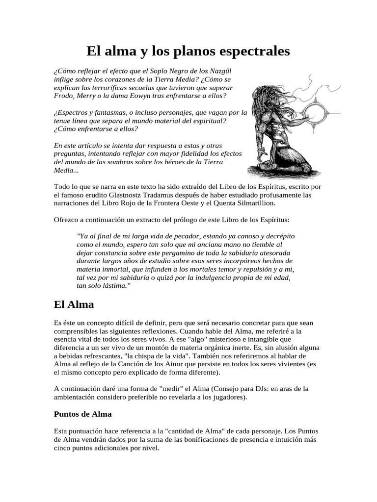 El Alma y Los Planos Espectrales | PDF | Alma | Fantasmas