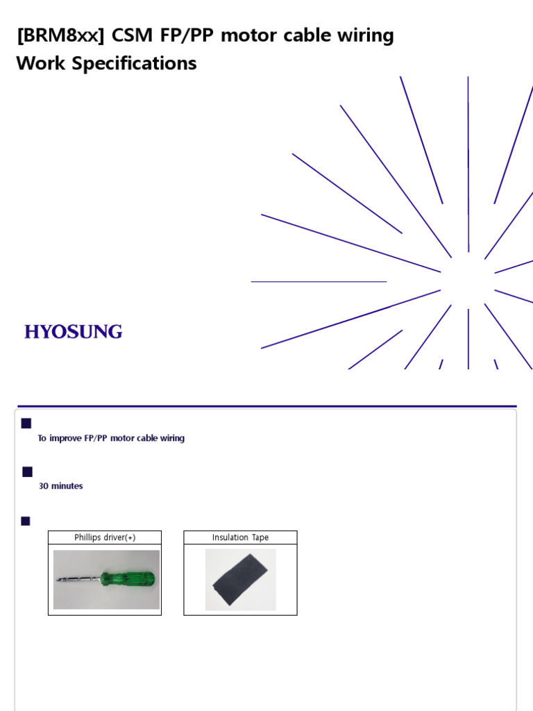 BRM860_CSM_FP,PP motor wiring manual | PDF | Electrical Wiring ...