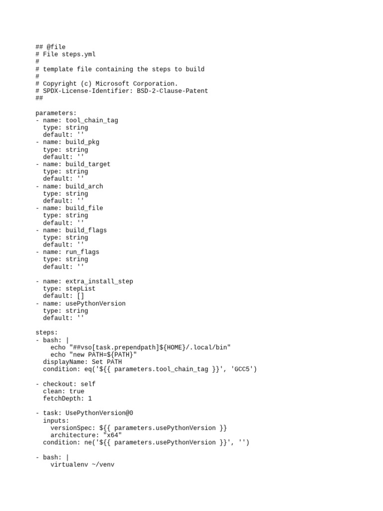 Platform Build Run Steps | PDF | Parameter (Computer Programming ...