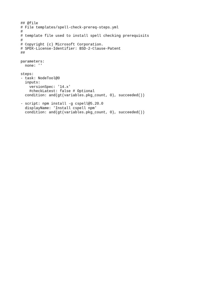 Spell Check Prereq Steps | PDF