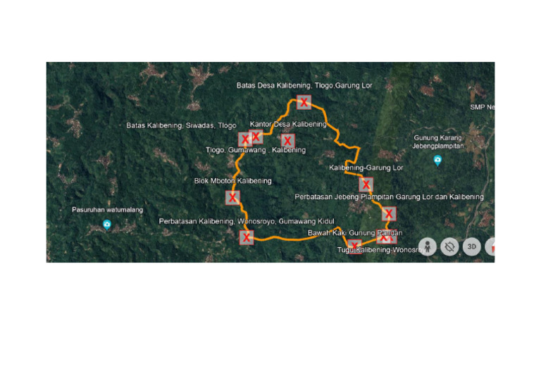 PETA DESA KALIBENING | PDF