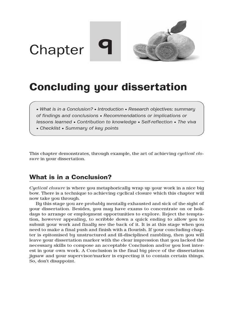 Succeeding With Your Master's Dissertation A Step-... - (Chapter 9 Concluding Your Dissertation ...