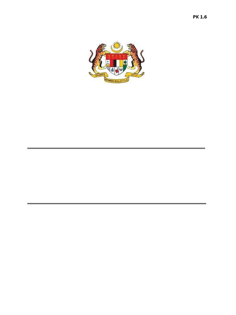 Pindaan PK 1.6 Integriti Dalam Perolehan Kerajaan | PDF