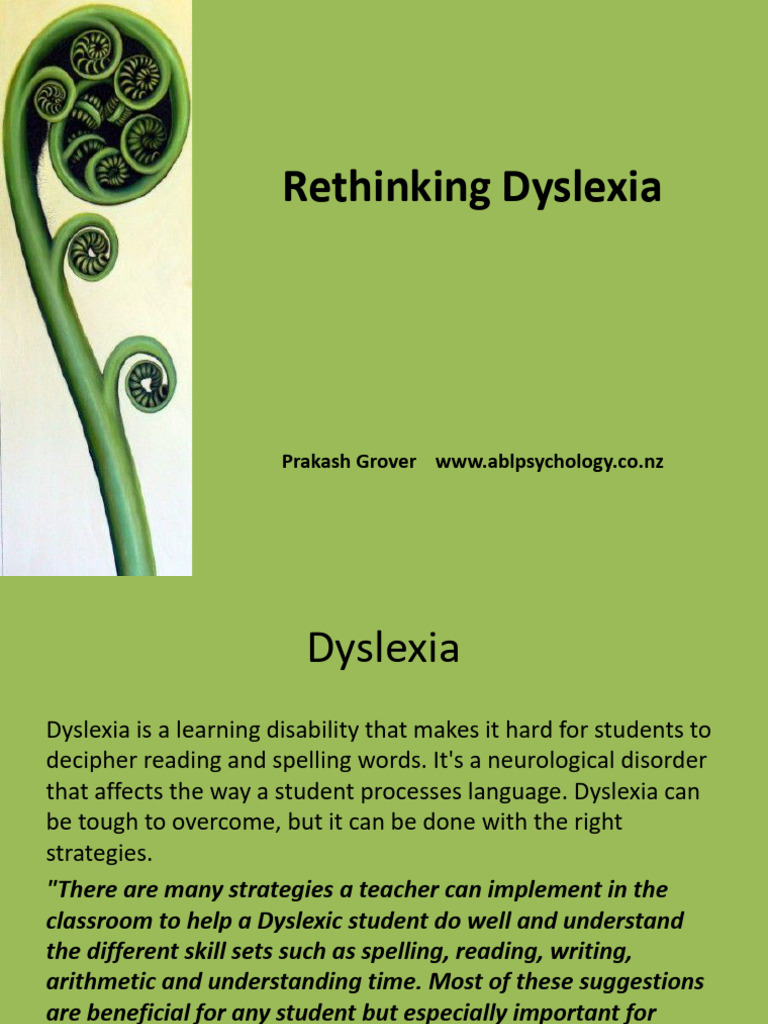 Strategies for Teaching Dyslexic Students | PDF | Dyslexia | Learning ...