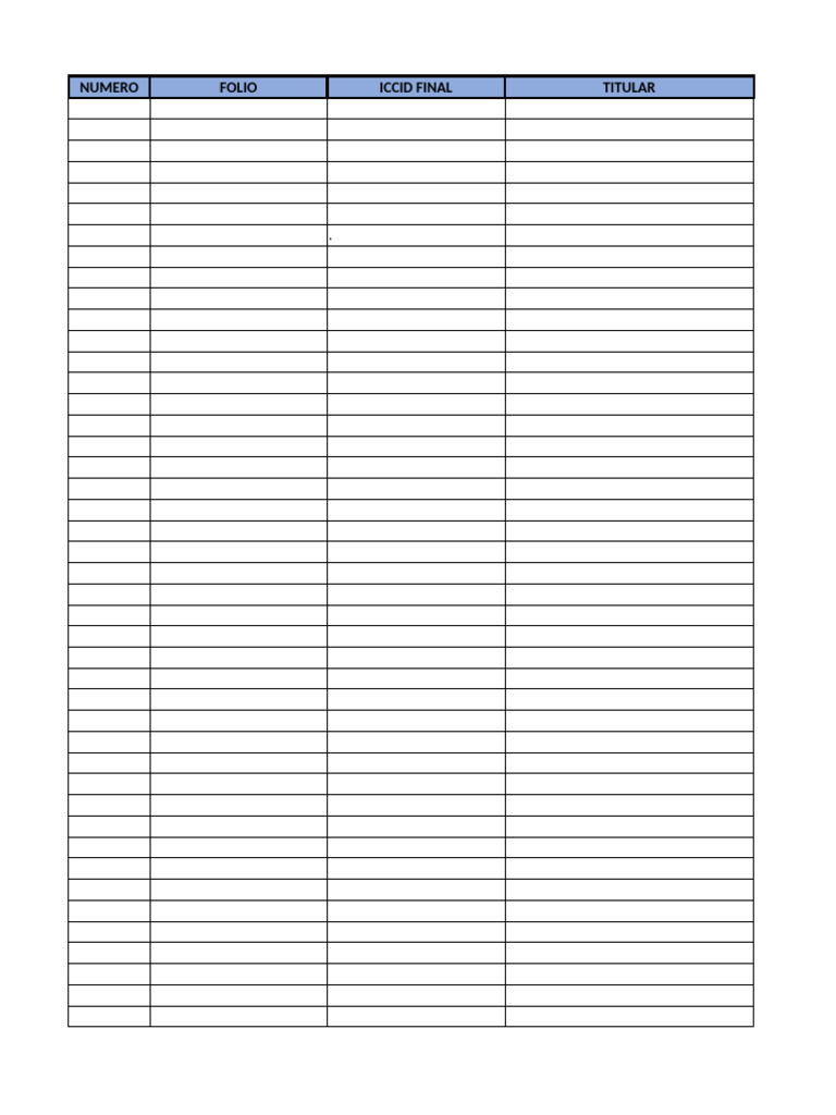 Control Formato | PDF