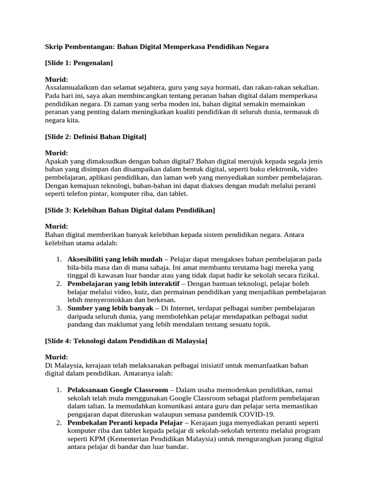 Skrip Video Kreatif | PDF