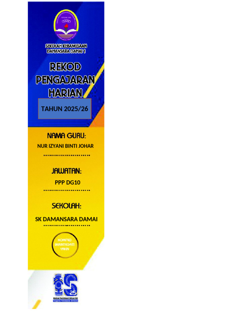 Tetulang Fail RPH 2025 | PDF