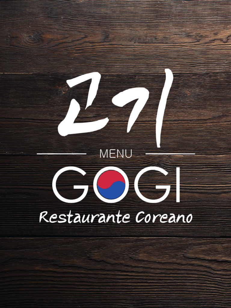 Gogi-Menu-web | PDF | Cocina coreana | Bola de masa hervida