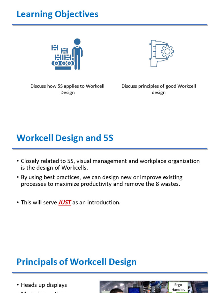 5S Workcell Design | PDF