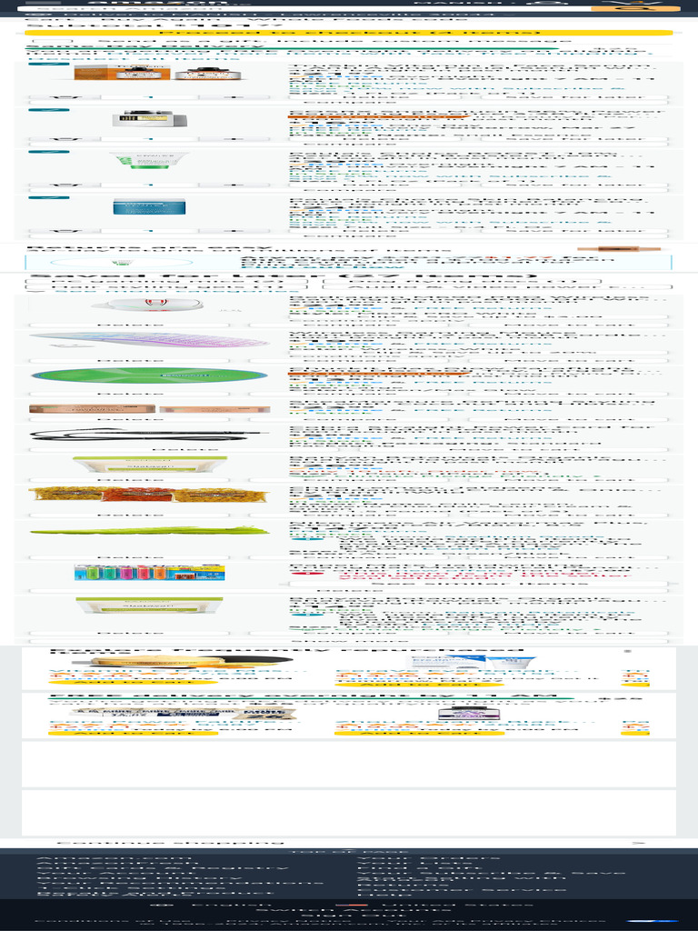 Amazon.com Shopping Cart | PDF