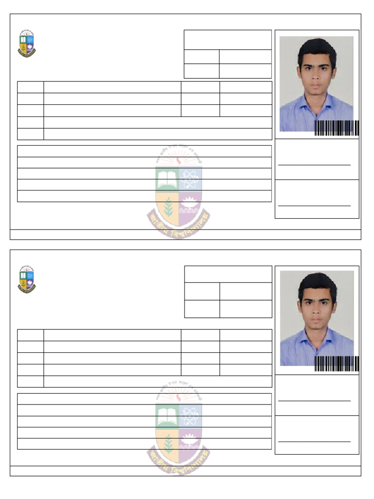 Hons AdmitCard 2024 2025 HONS 3029854 | PDF | Science